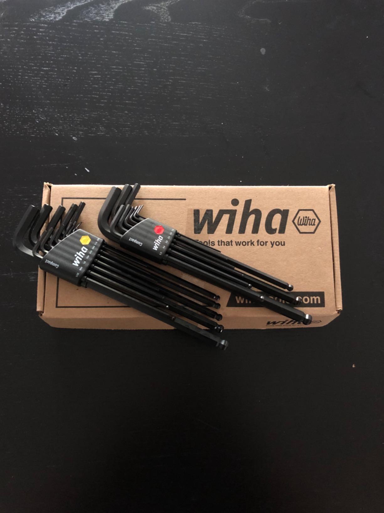 Wiha 36995 Ball End Hex-Inch and Metric L-Key Sets, 2-Pack - Wiha Tools ...