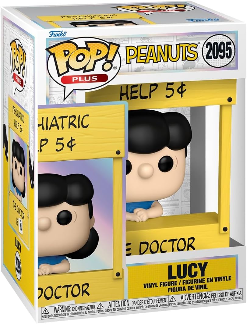 Amazon.com: Funko Pop! Plus: Peanuts - Lucy - Classic Peanuts - Figura ...