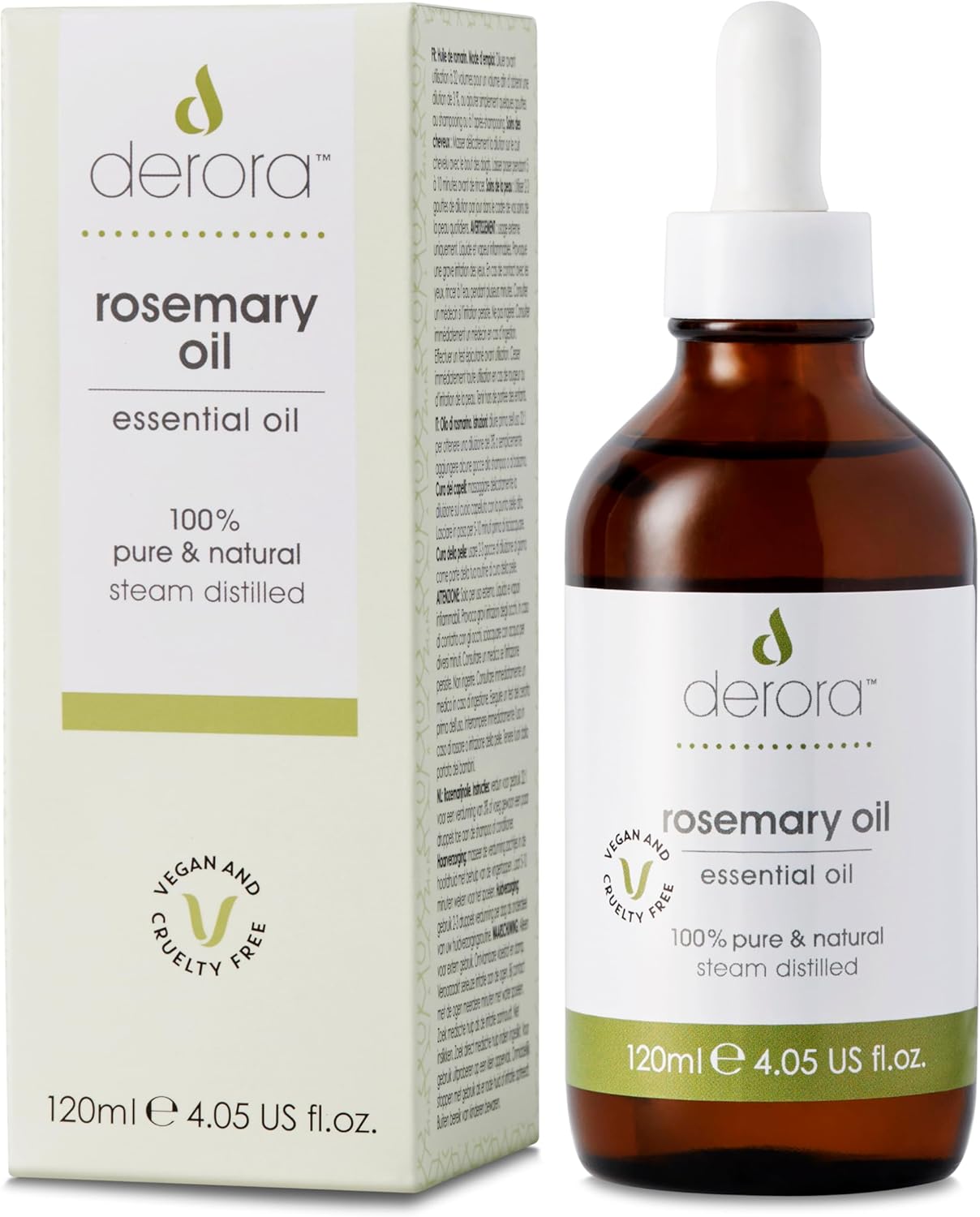 Derora - Rosemary Oil - 120ml : Amazon.fr: Beauté et Parfum