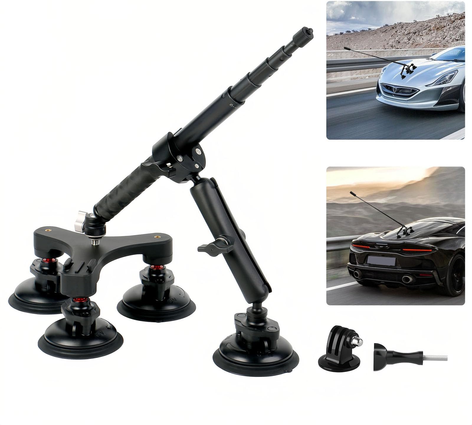 Amazon.com : PellKing Suction Car Mount Kit for Insta360 X5/X4, X3,GO 3 ...