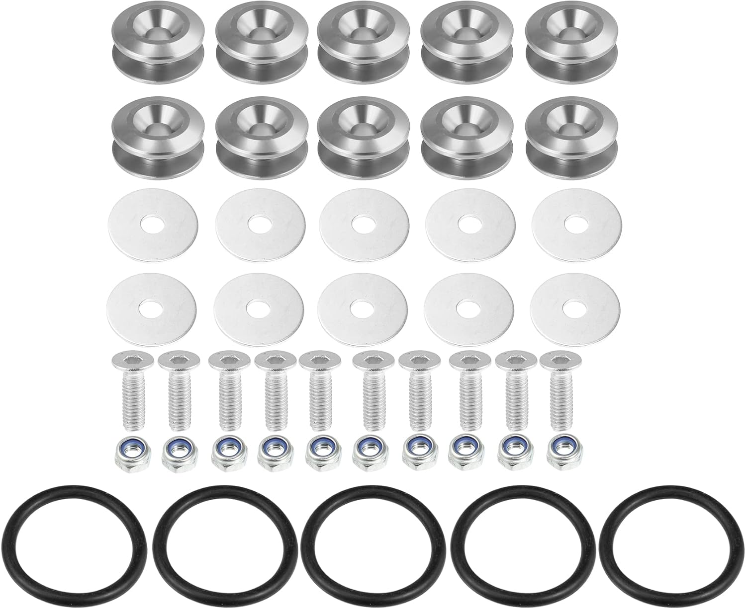 Amazon.com: X AUTOHAUX Universal Quick Release Bumper Fastener Kit ...
