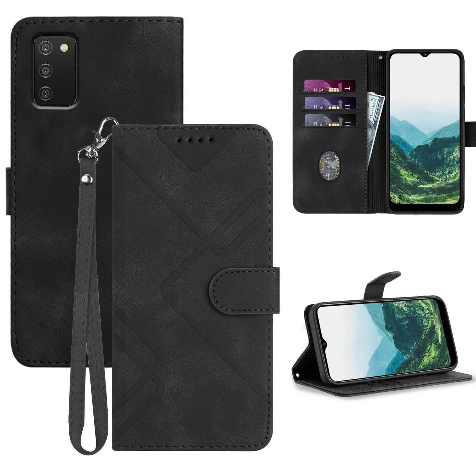 Snapklik.com : A03s Case Wallet,for Samsung Galaxy A03s Phone Case,Card ...