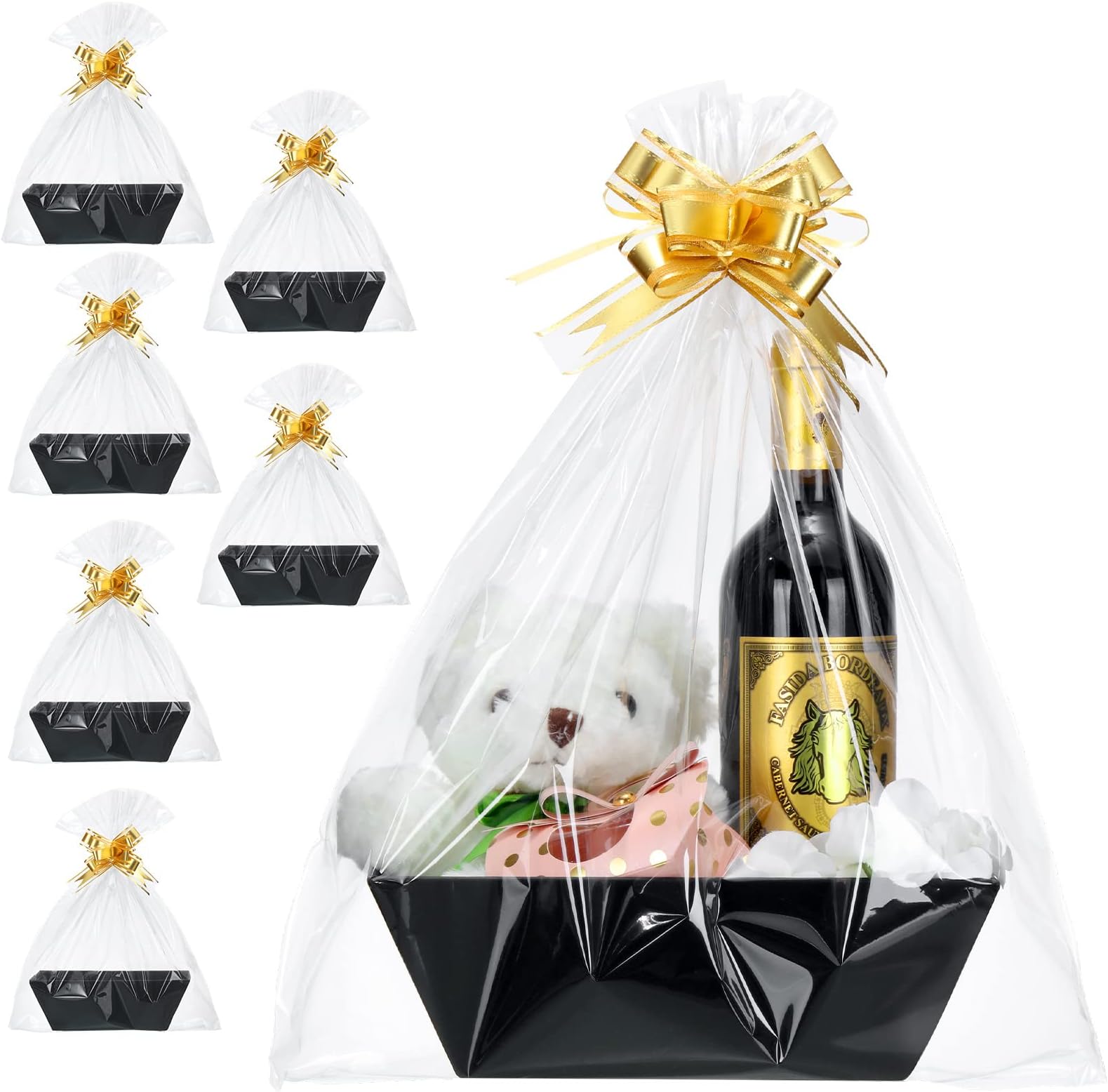 Amazon.com: 24 Set Christmas Basket for Gifts Empty 10 x 8 Inch Sturdy ...