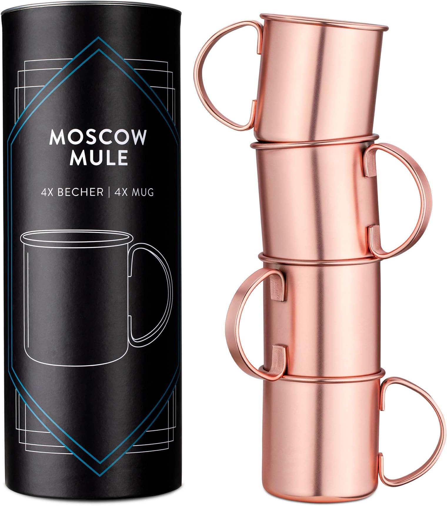 Kosdeg Copper Cocktail Tins Set of 2 12oz - Chosen by Professional ...