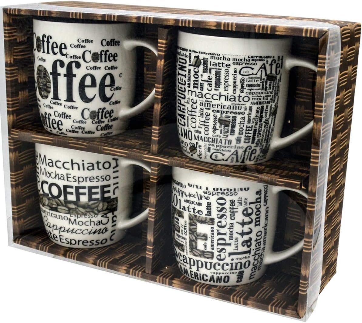 Amazon.com: Mr. Coffee Mug, 8 Piece Set, Cafe Americano : Home & Kitchen