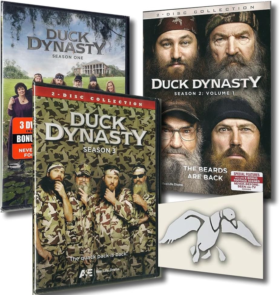 DUCK DYNASTY DVD TRILOGY Pack Seasons 1, 2 & 3 ~ 7 Disc DVD Collection ...