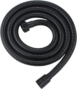 Replacement Shower Hose, 1-2 Meters Black Stainless Steel Flexible ...