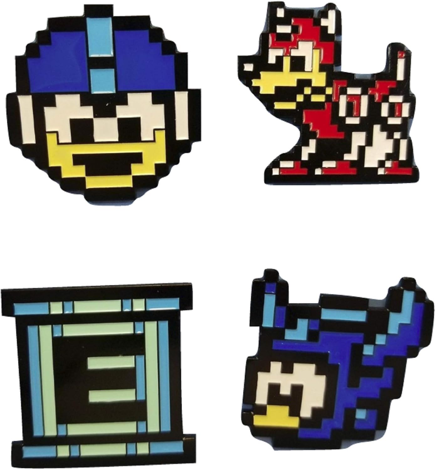 Mega Man 8-Bit Pin set of 4 : Amazon.ca: Tools & Home Improvement