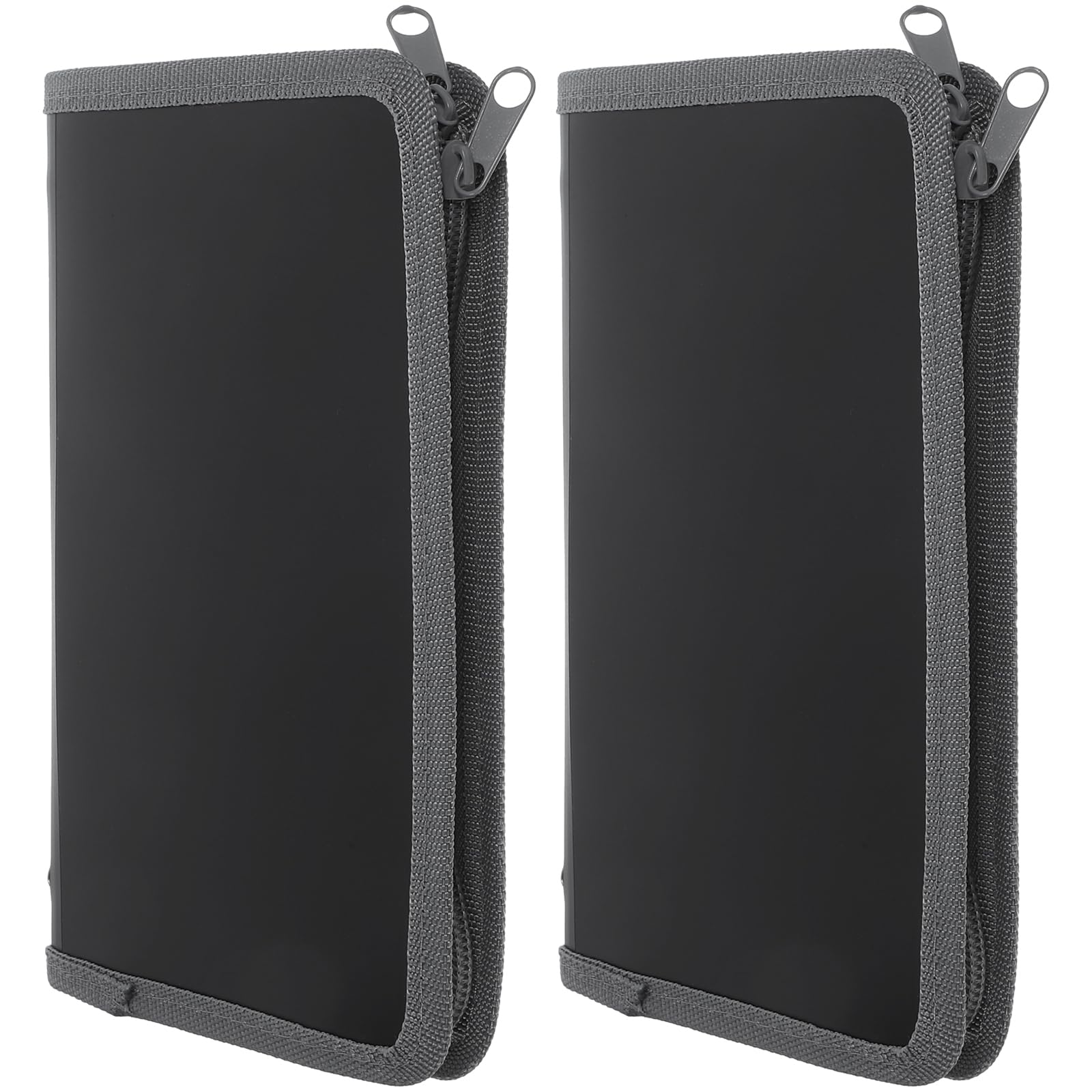 TEHAUX Receipt Holder Organizer A6 Black: 2pcs Accordion File Organizer ...