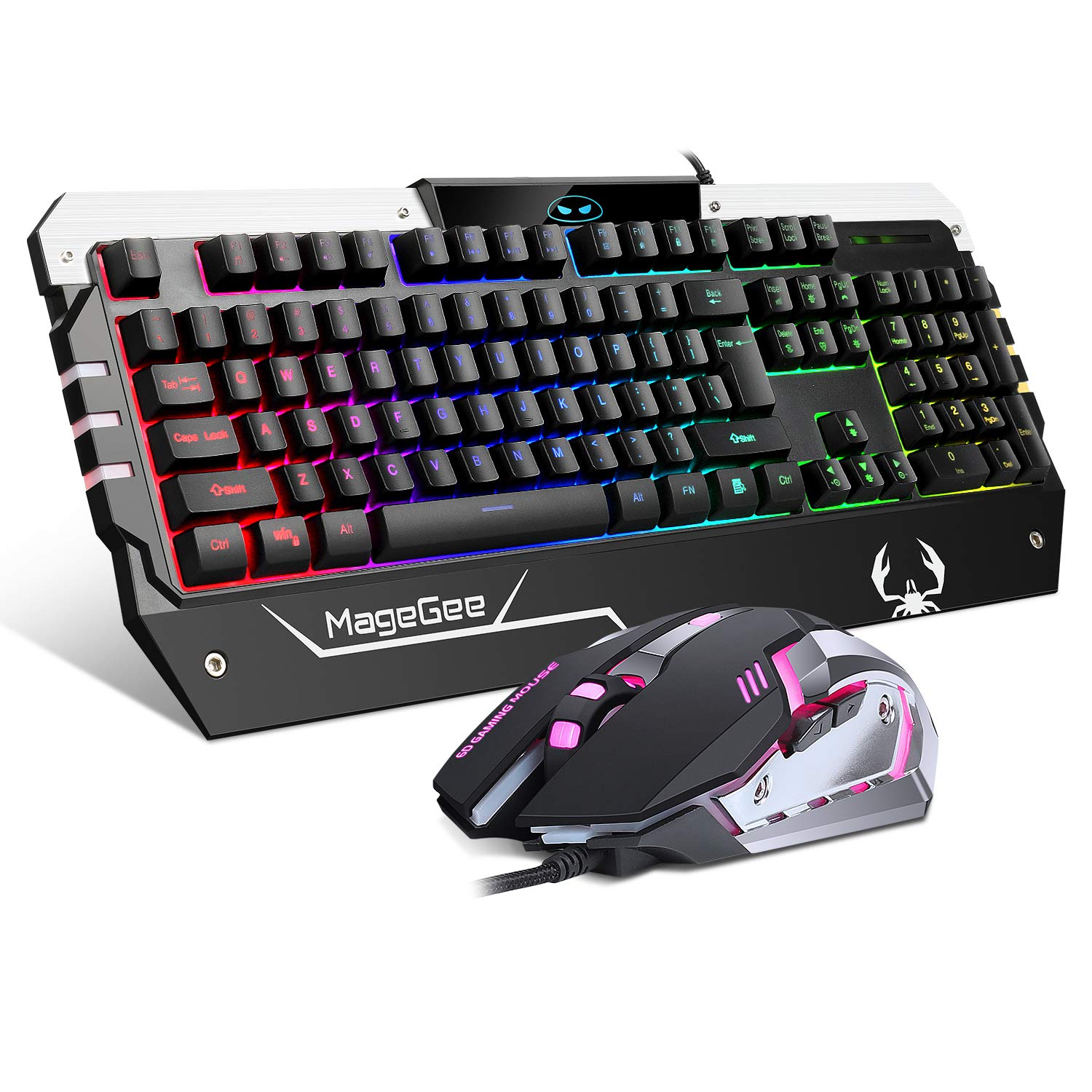 Buy Pink Keybaord USB Gaming Keyboards and Mouse Combo, GT817 104 Key ...
