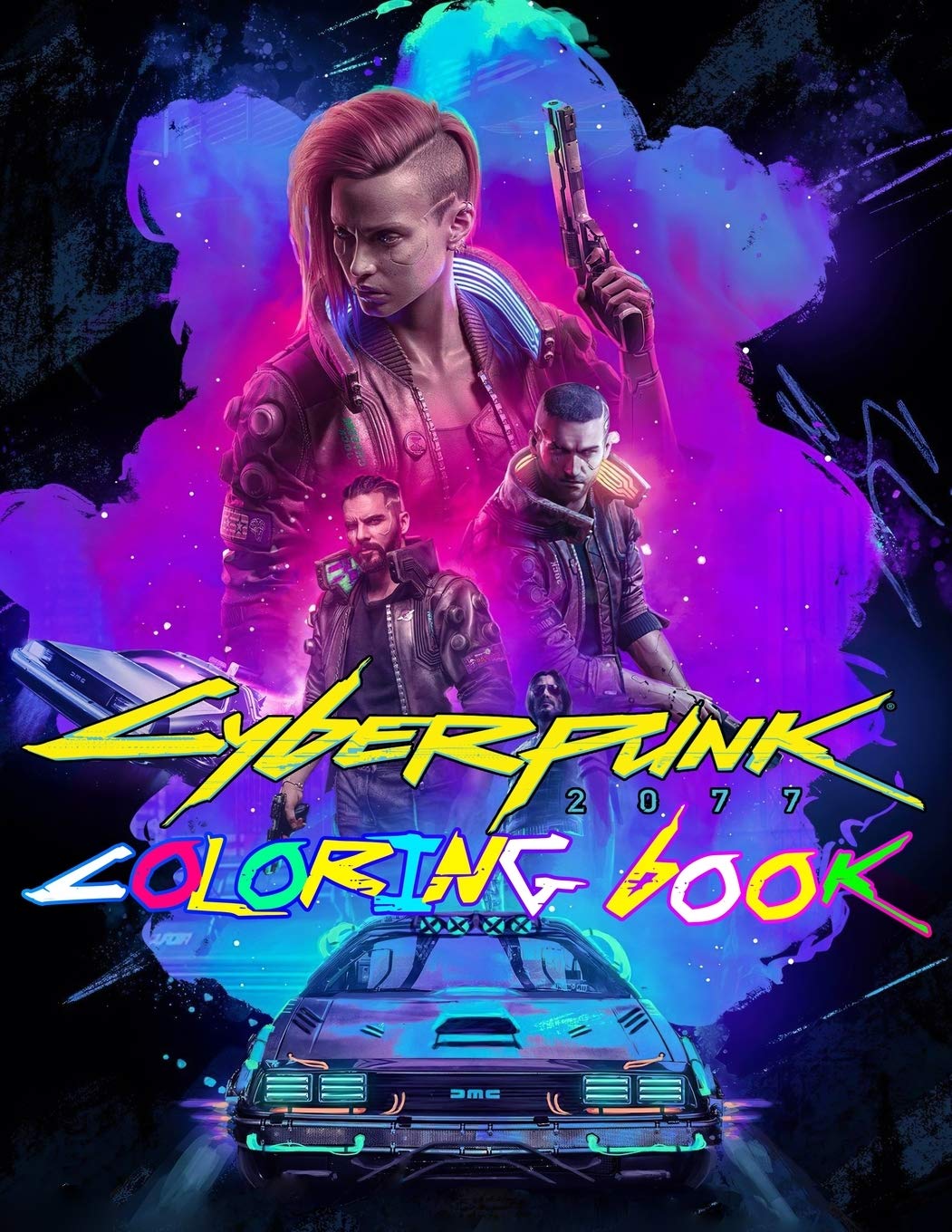 Buy Cyberpunk 2077 Coloring Book: The Ultimate Creative Cyberpunk 2077 ...