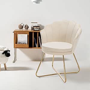 Amazon.com: Nalupatio Velvet Accent Chair for Living Room,Modern Vanity ...