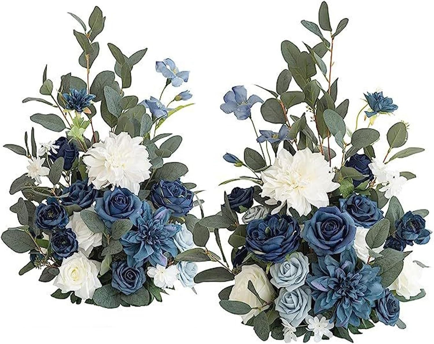 Amazon.com: Mokylor 2PCS Frees Standing Artificial Flowers Arrangement ...