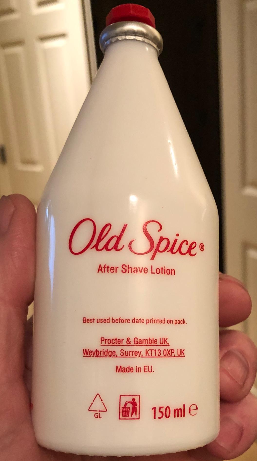 Amazon.com: Old Spice After Shave Lotion Original 150ml : Beauty ...