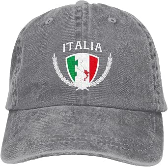 Italia Italy Italian Flag Adult Cap Adjustable Cowboys Hats Baseball ...