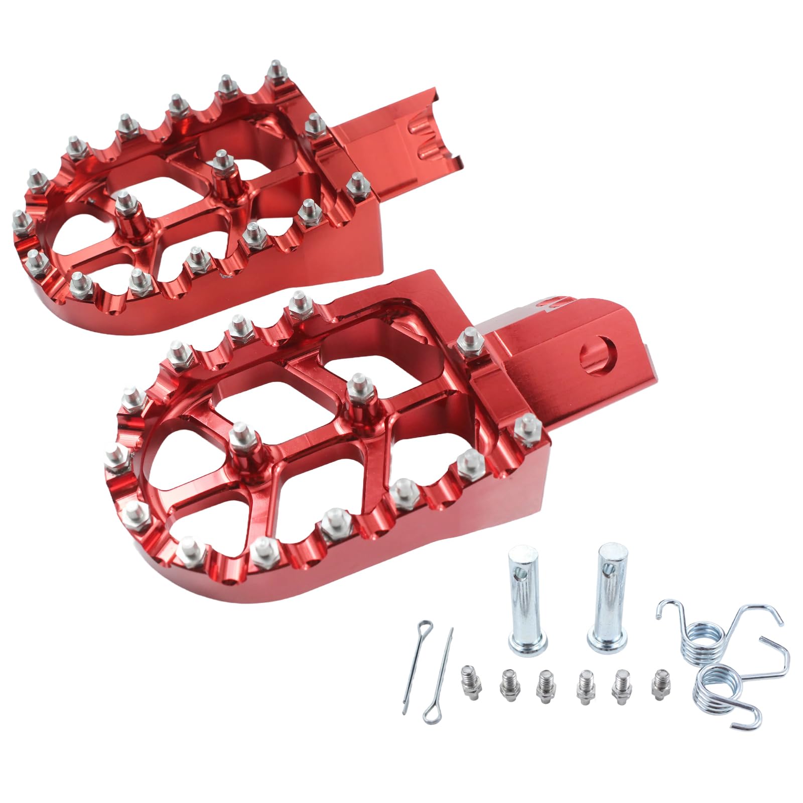 Amazon.com: Motorcycle CNC Aluminum Foot Pegs Rests Footpegs for CRF50 ...