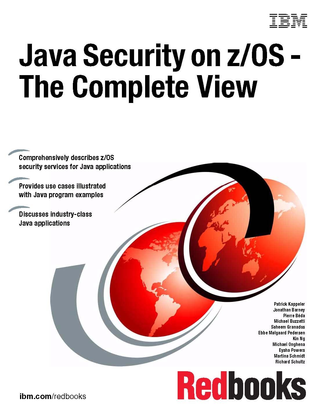 Java Security on Z/Os: The Complete View: IBM Redbooks: 9780738431864 ...