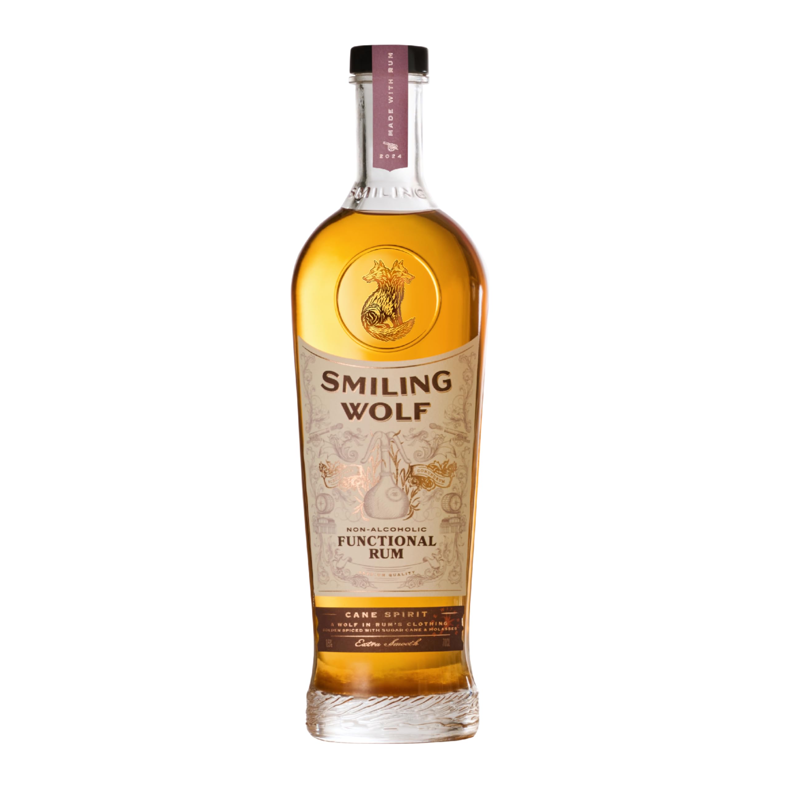 Smiling Wolf Rum - Mood Enhancing Spirit - Premium Non Alcoholic ...