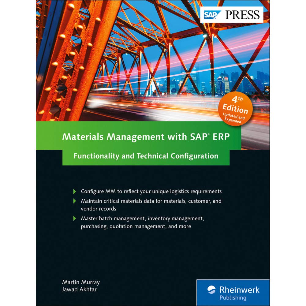 Buy Materials Management with SAP ERP: Functionality and Technical ...