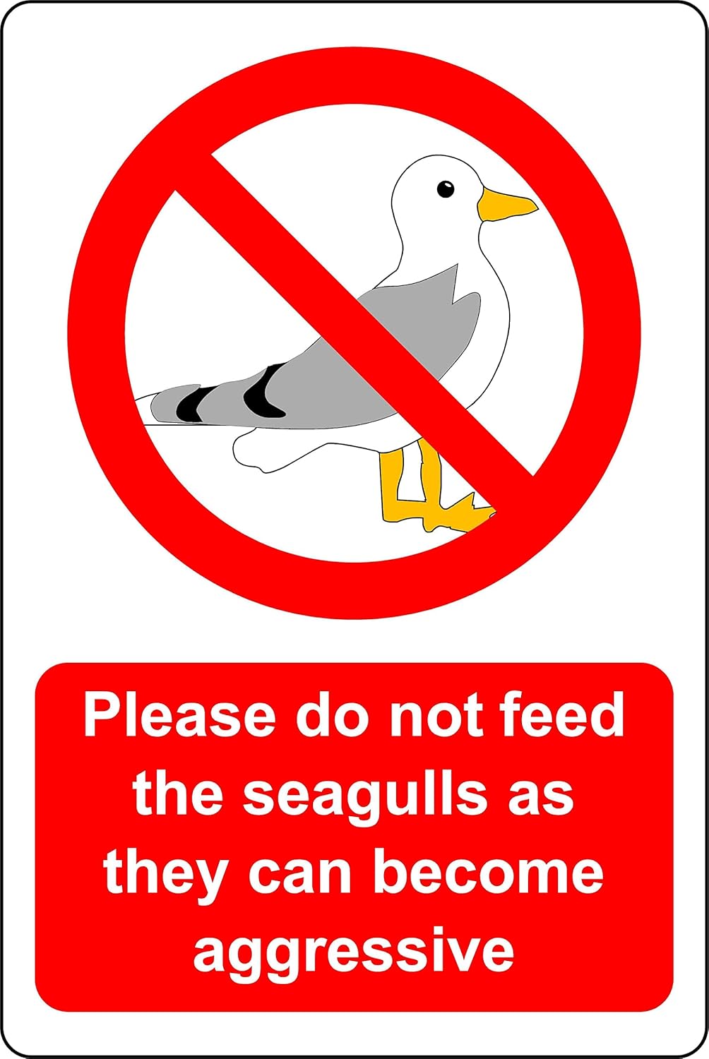 Please do not feed the seagulls as they can become aggressive Safety ...
