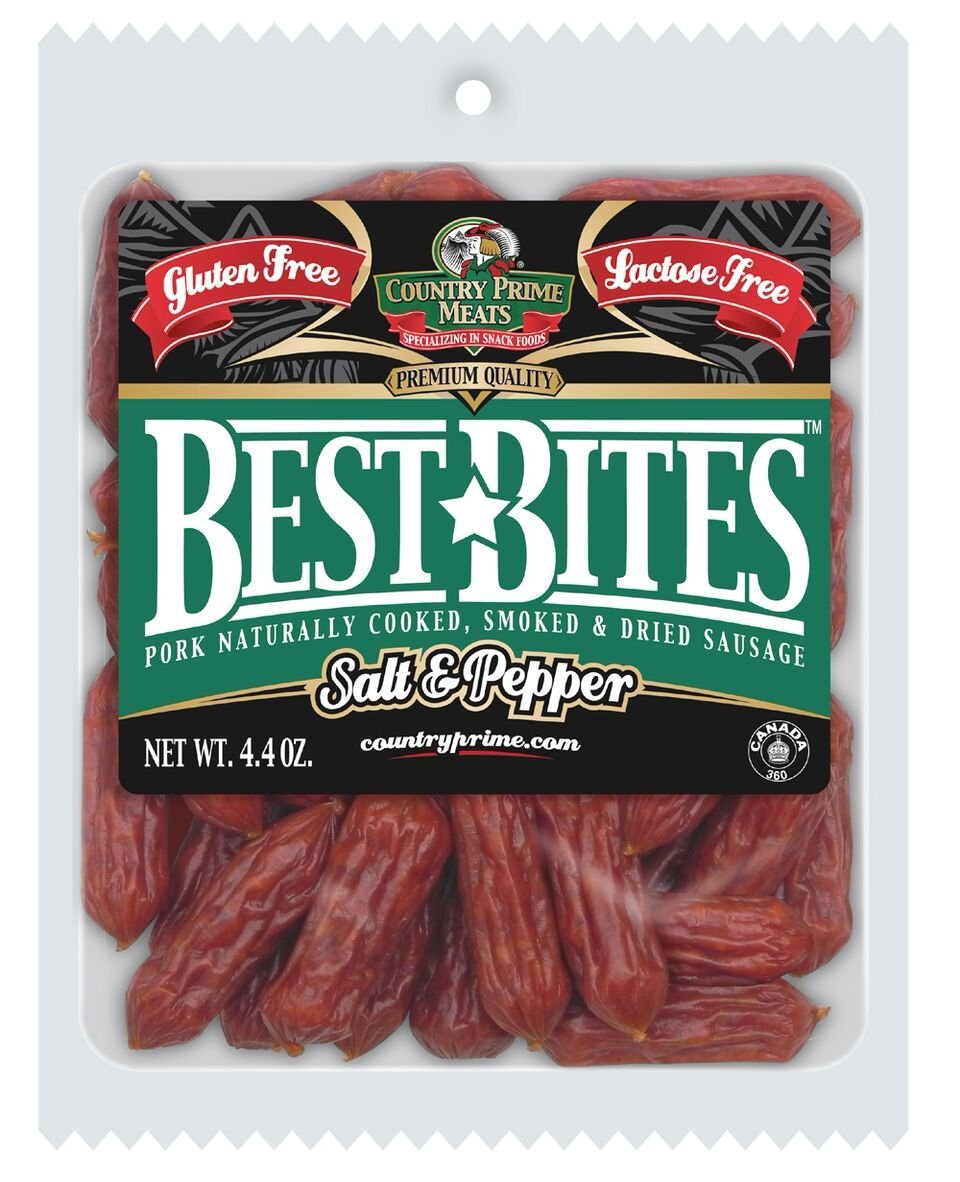 Amazon.com: Best Bites Salt & Pepper Meat Snack 4.4 Oz (16 Pack ...