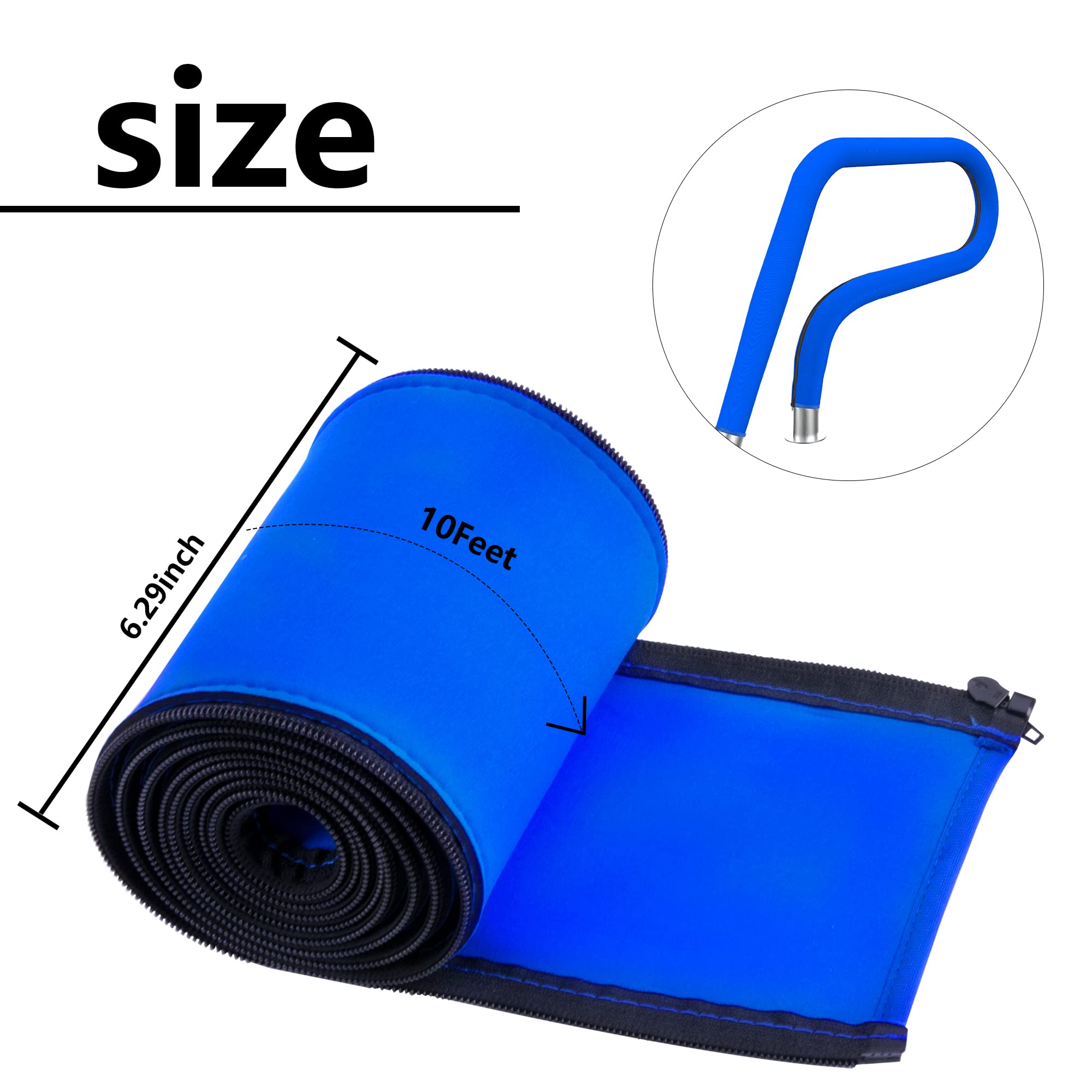 Snapklik.com : 10 Foot Zippered Pool Railing Covers-Pool Railing Covers ...