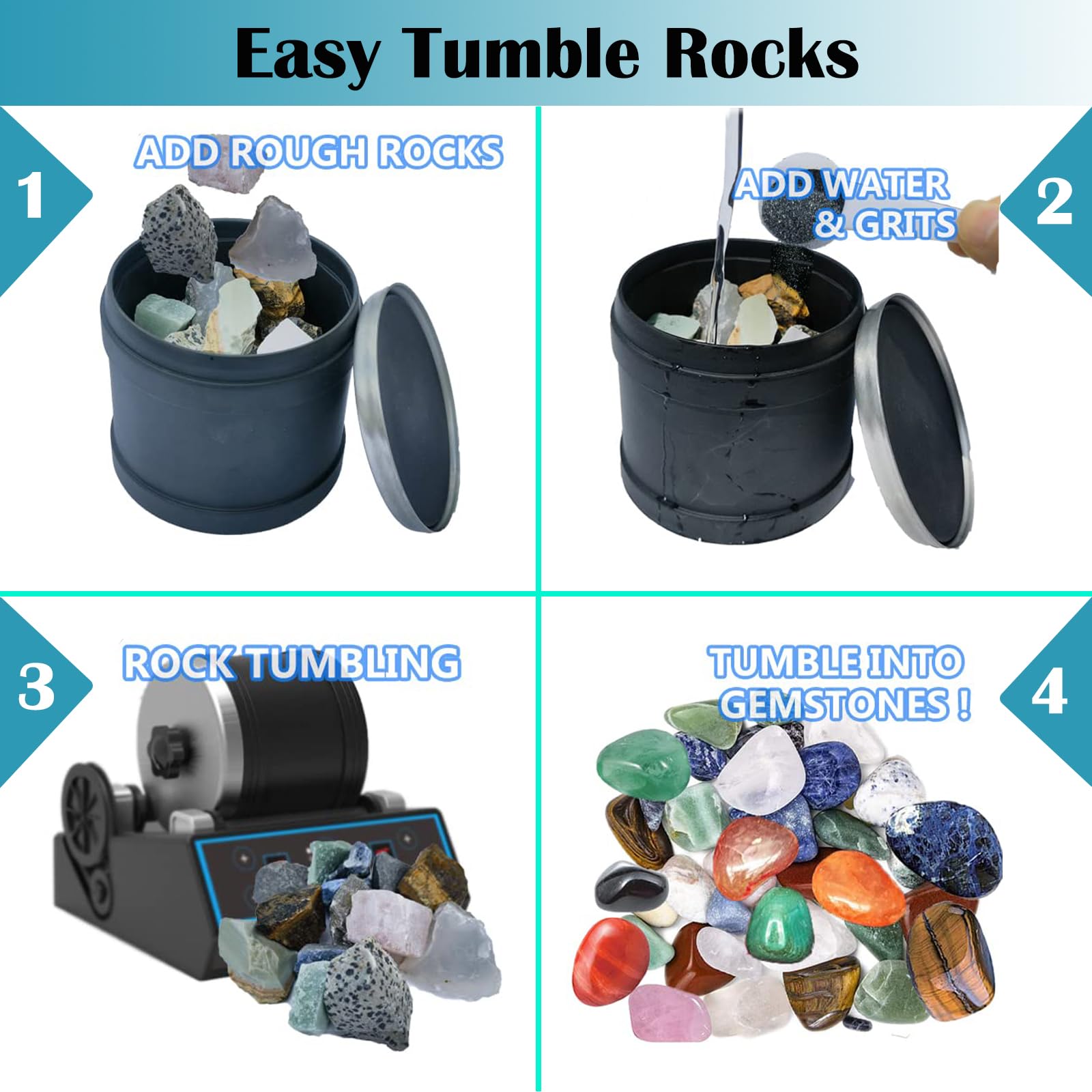 Snapklik.com : SACKORANGE 6 LBS Step-1 60 Grit Silicon Carbide Rock ...