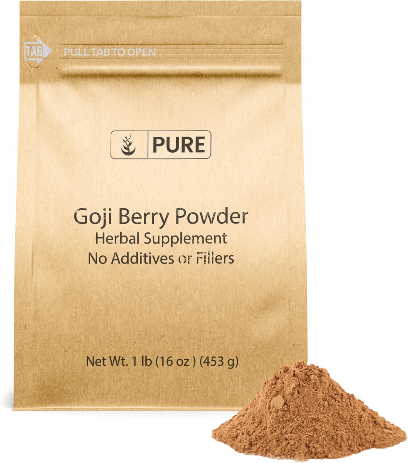 Amazon.com: Pure Original Ingredients Goji Berry Powder (1lb) Wolfberry ...