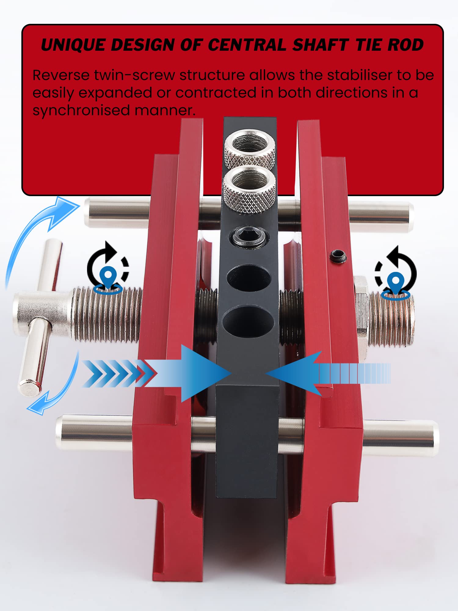 Lichamp Self Centering Dowel Jig Kit for Woodworking, include 6 Pieces ...