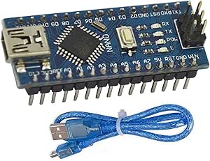 Mini Nano V3.0 ATmega328P Microcontrolador Board con cable USB para ...