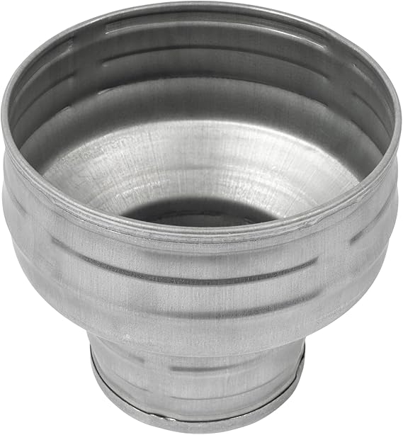 Vent Systems 5" Inch to 3" Inch Duct Reducer Adapter Connector Fitting ...