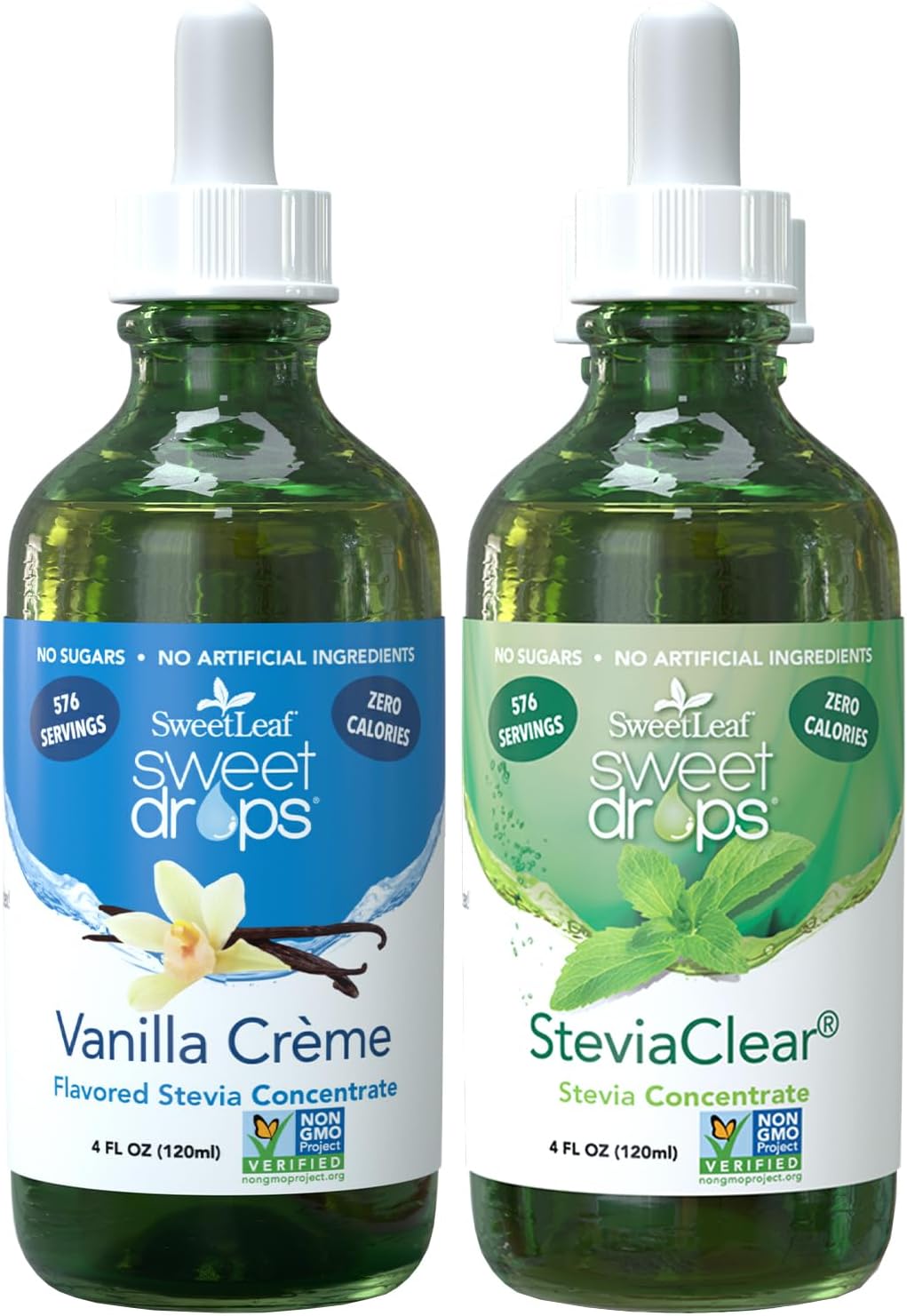 Amazon.com: SweetLeaf Sweet Drops Stevia Liquid Sweetener, Variety 2 ...