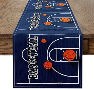 Amazon.com: Feelyou 13" x 48" Basketball Seasonal Gaming Sports Table ...