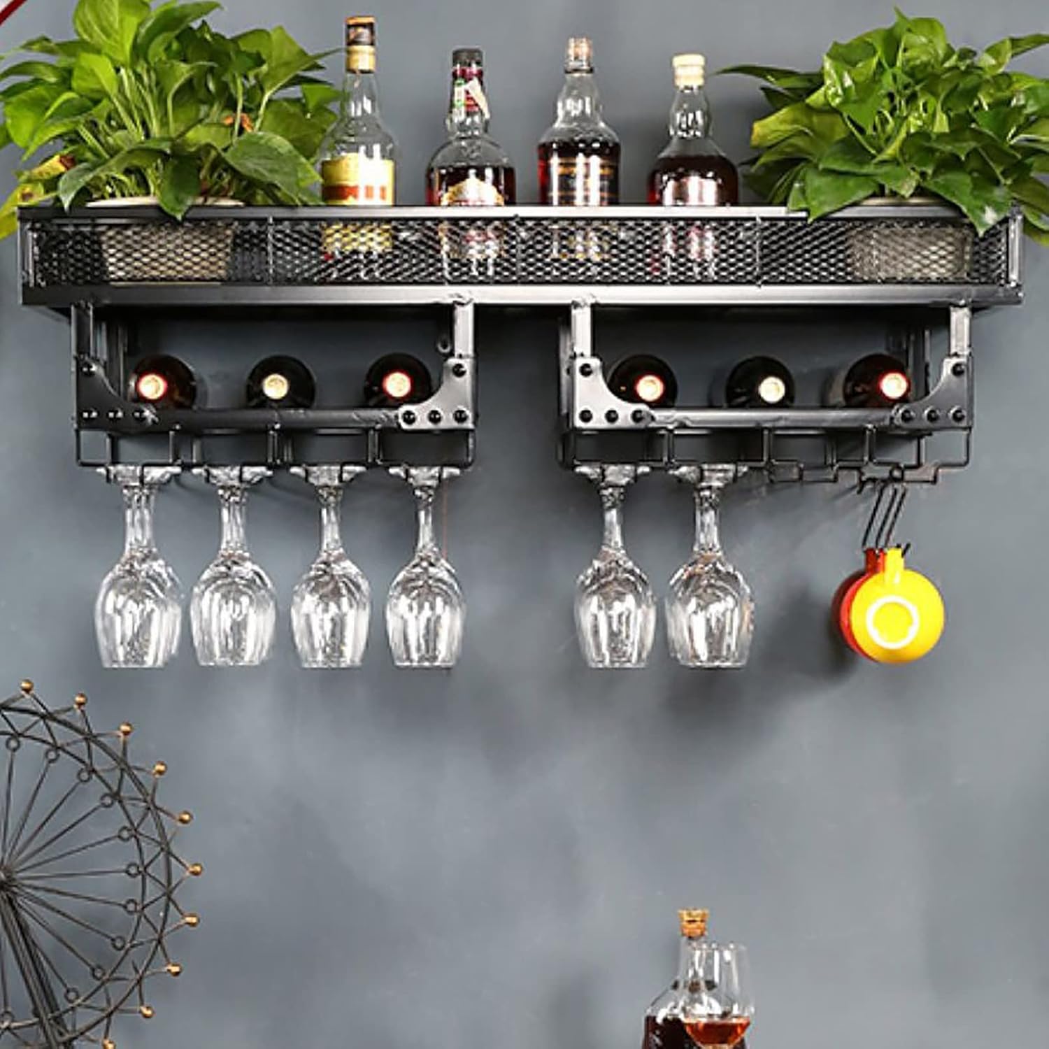 Wall-mounted Wine Racks,Wine Rack Wall Mounted,Wall Wine Rack,Metal ...