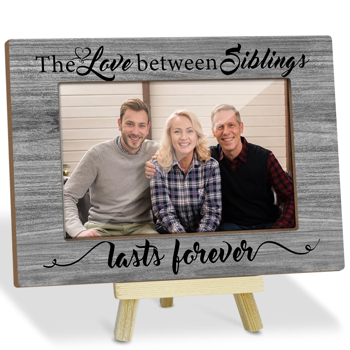 Amazon.com - The Love Between Siblings Lasts Forever Family Photo Frame ...