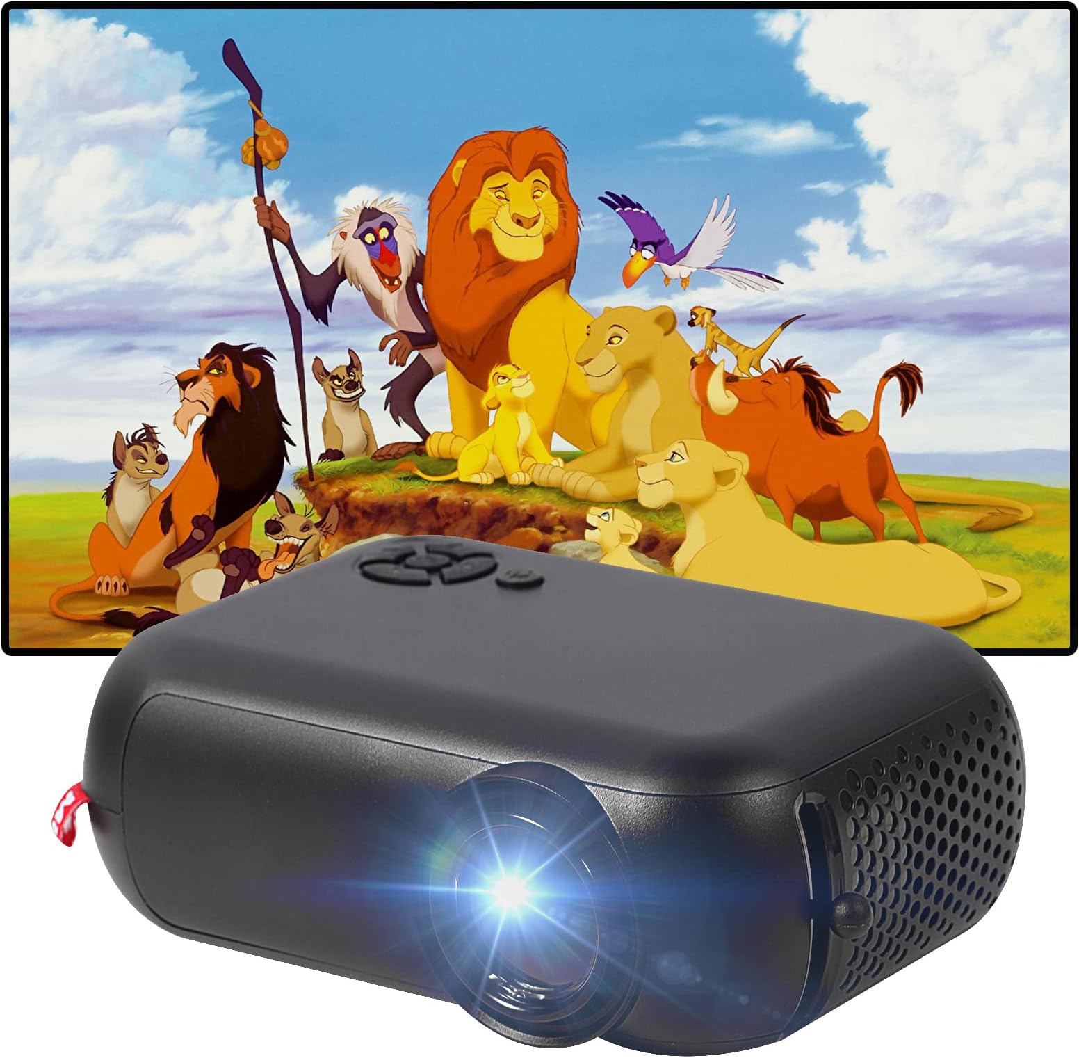 Amazon.com: AMLINK Mini Projector 2023 Upgraded Portable Projector ...