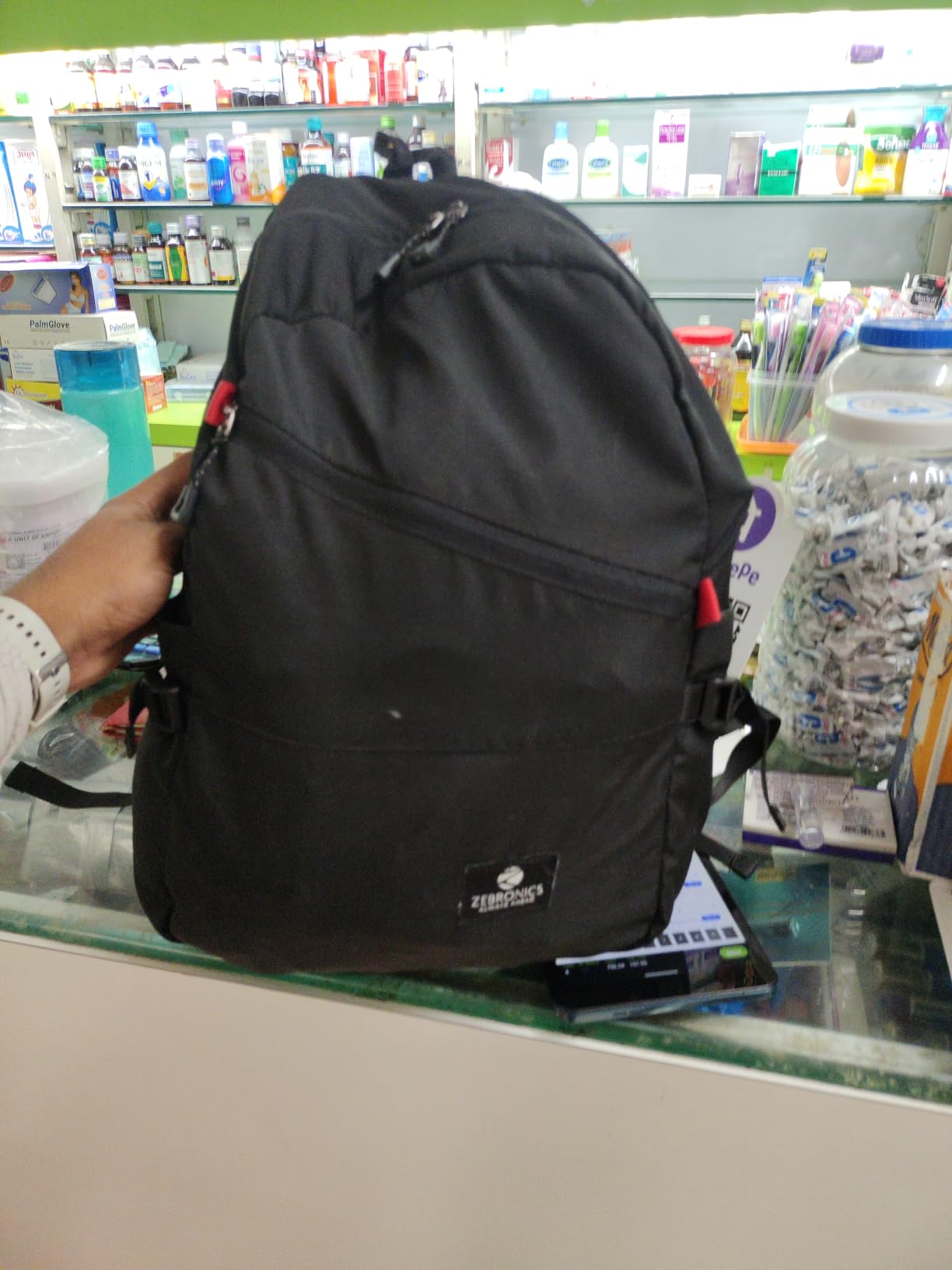 Zebronics Techshield A1, 18 Liters, 1 Compartment Laptop Backpack and Front Pocket, fit Up to 15 ...