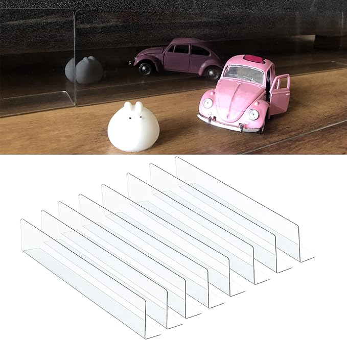 Amazon.com: 8 Pack Under Couch Toy Blocker-Adjustable Clear Under Bed ...