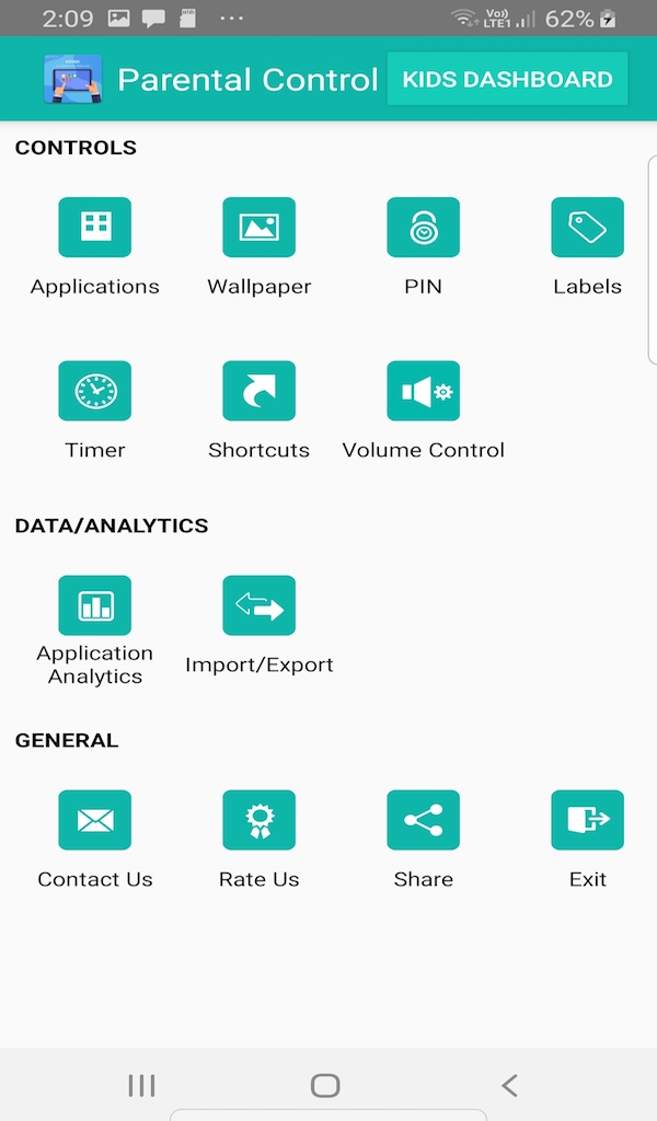 Kids Dashboard - App on the Amazon Appstore