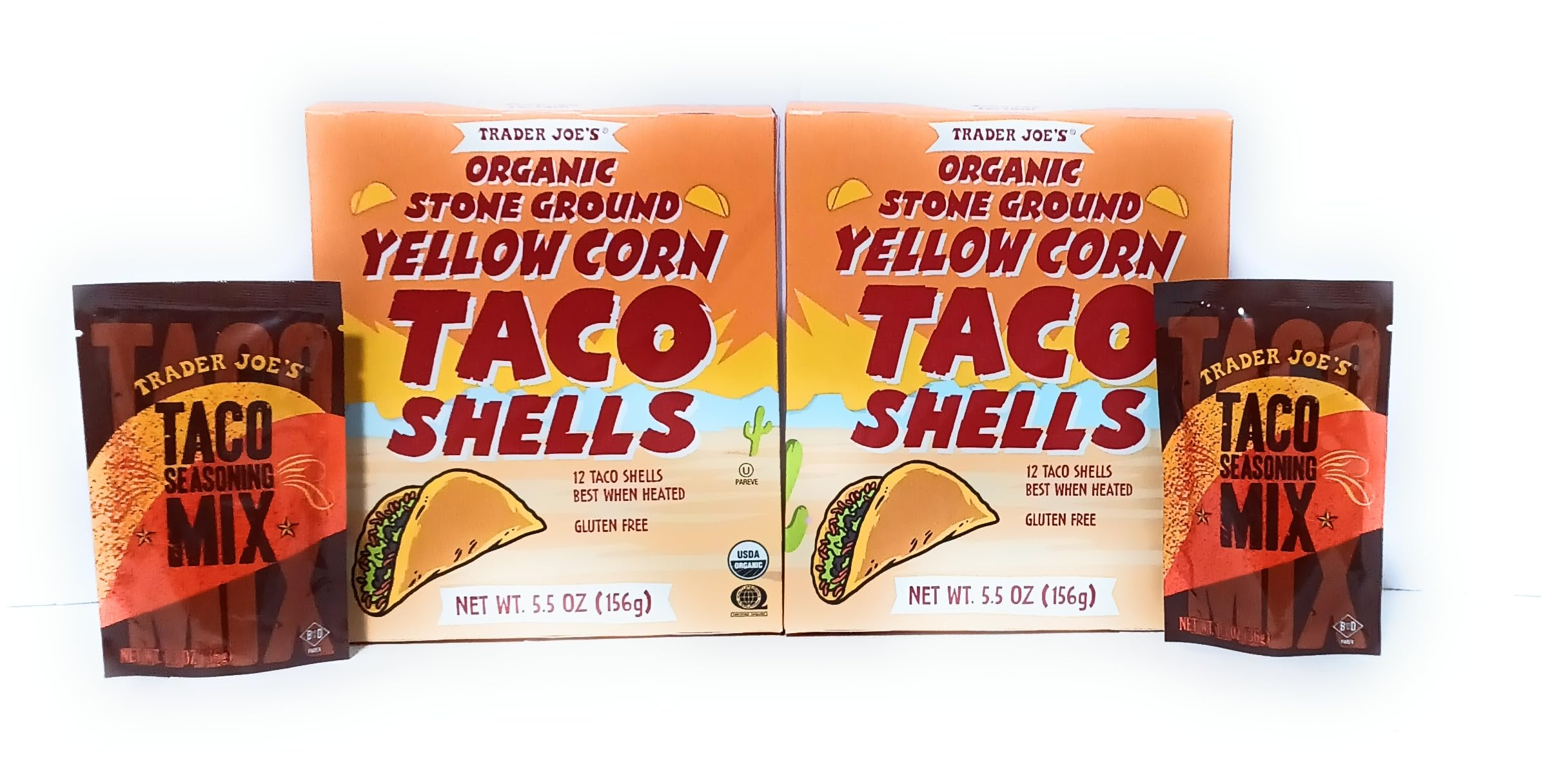 Trader Joe Taco Shells Ortega White Corn Taco Shells, 4.9 Ounce - 6