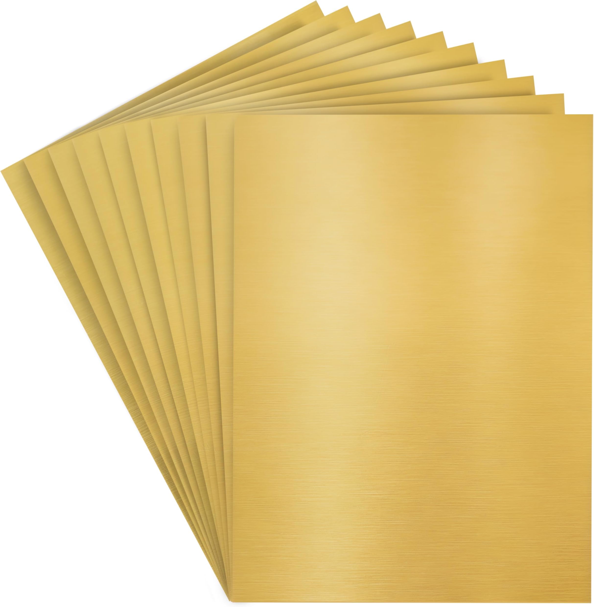 Belle Vous 250gsm 60 Pack A4 Gold Cardstock - 29.7 x 21cm / 11.7 x 8.25 ...