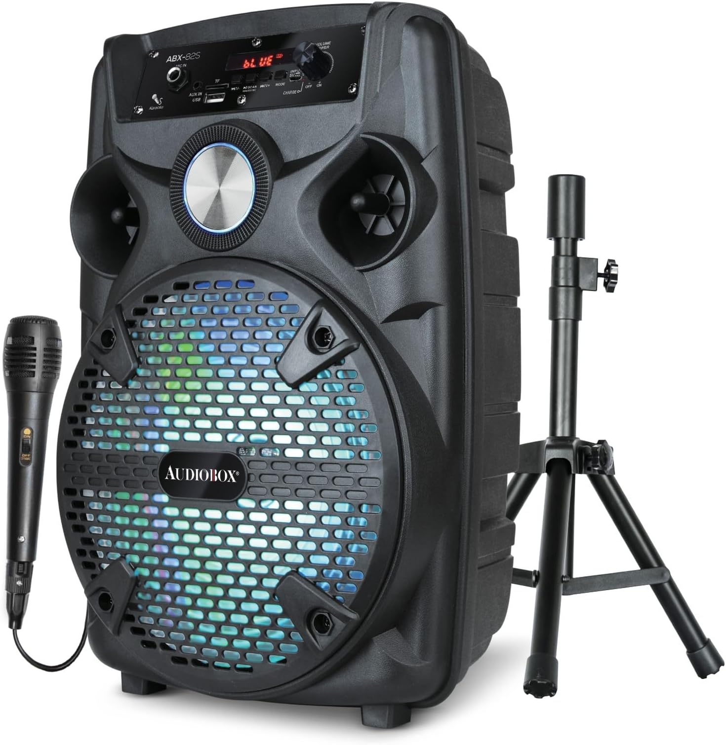 Amazon.com: Audiobox ABX-82S Portable 8" PA Speaker with Stand ...