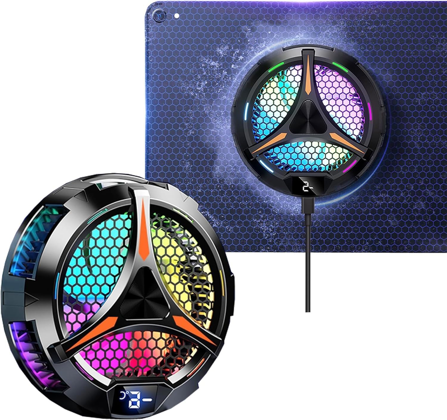 iPad Cooler, Phone Cooler Gaming Fan, Laptop Cooler Cooling Pad ...