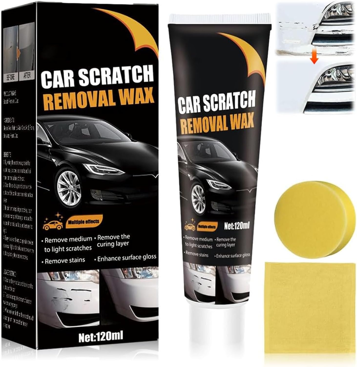 Amazon.com: 2024 Car Scratch Repair Paste Polishing Wax,Car Scratch ...