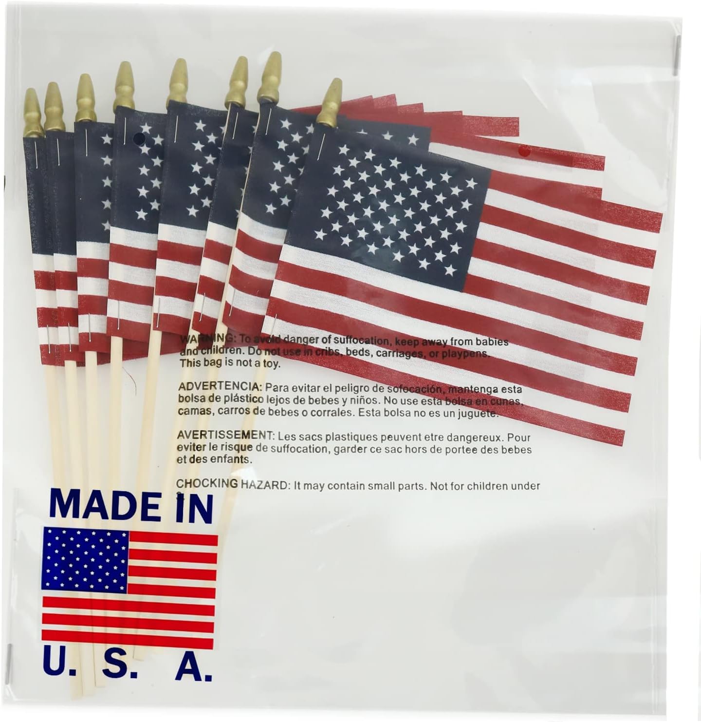 Amazon.com : GIFTEXPRESS Set of 12, Proudly Made in U.S.A. Small ...