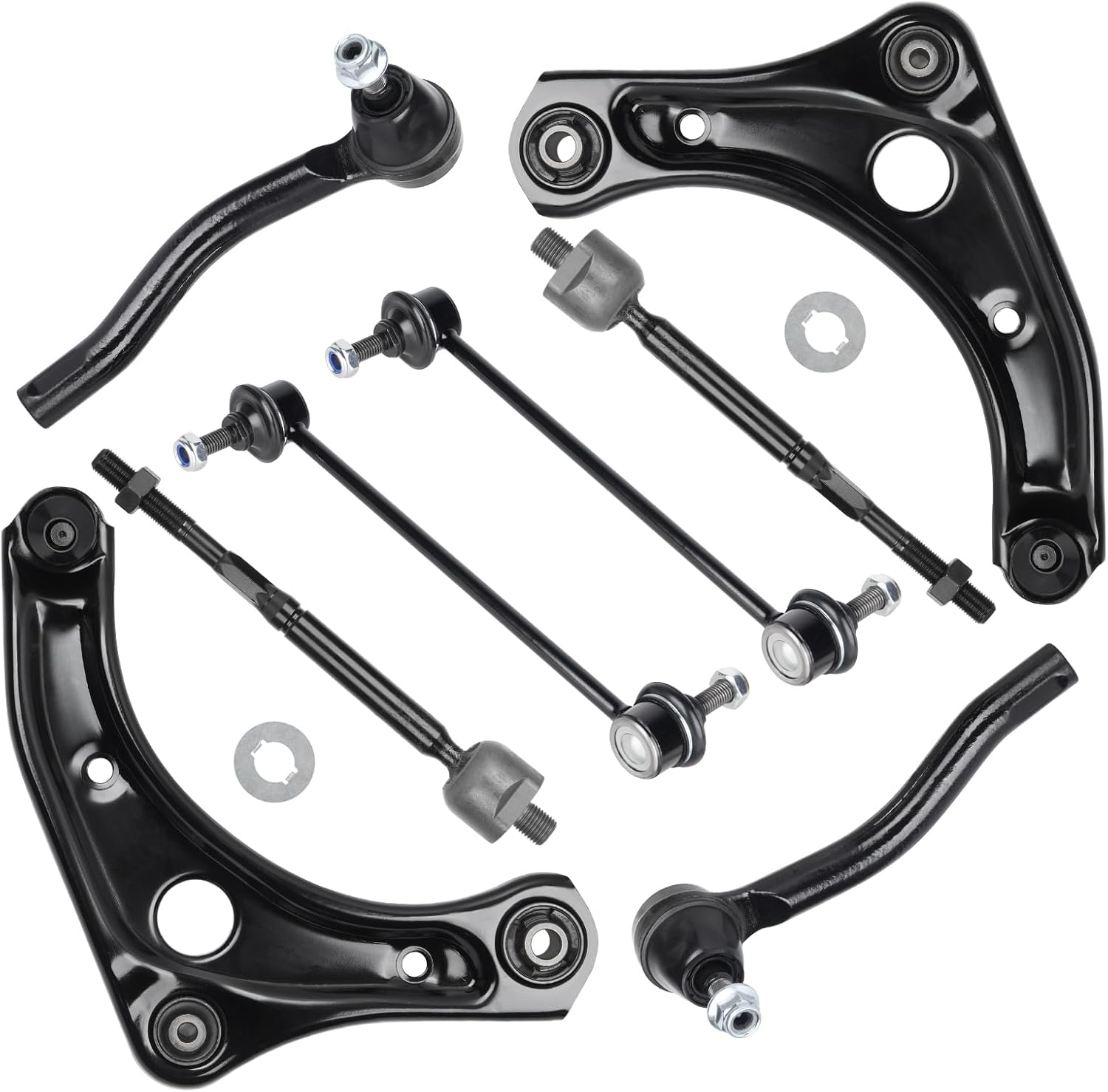 8pc Front Lower Control Arms Suspension Kit Fit for Nissan for Versa ...