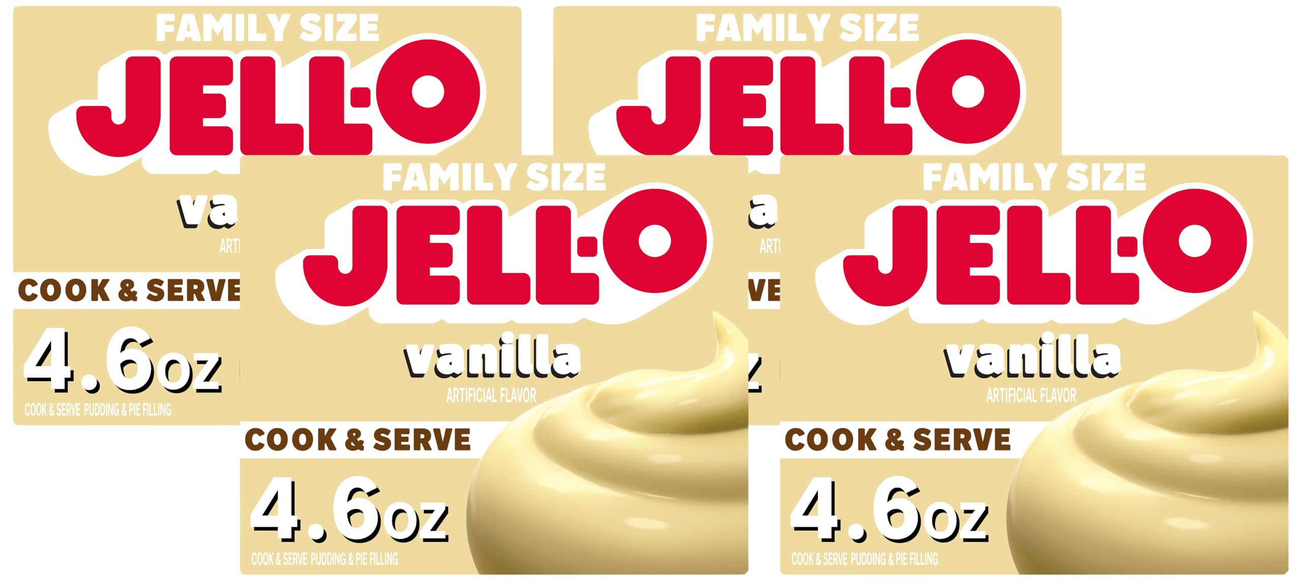 Snapklik.com : Jell-O Cook & Serve Vanilla Pudding & Pie Filling Mix