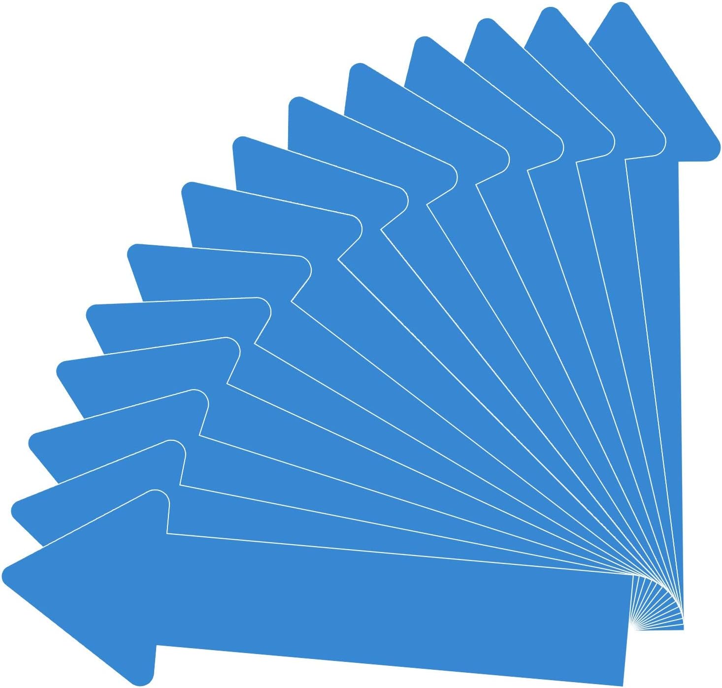 Buy 30 Pack 12 Inch Arrow Decals Stickers for Floor Wall Removable ...