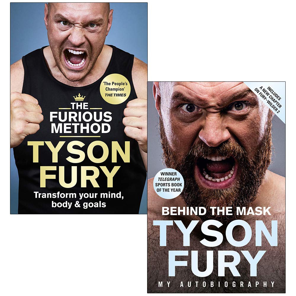 The Furious Method & Behind the Mask By Tyson Fury 2 Books Collection ...