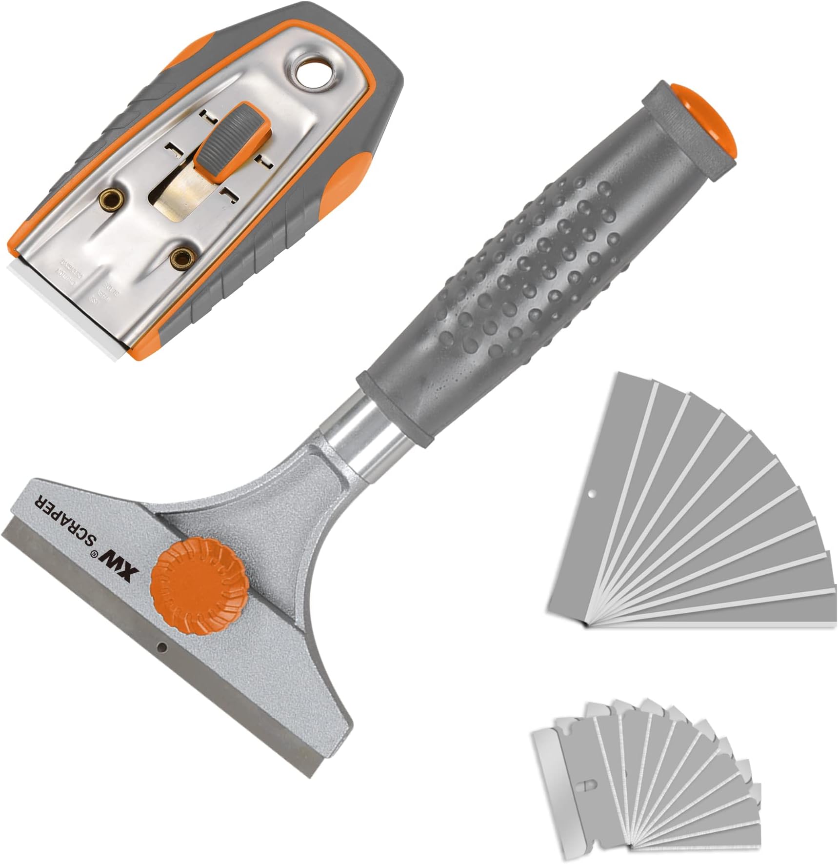 Razor Blade Scraper, Double Edge Razor Scraper Remover Tool with 30 Pcs ...